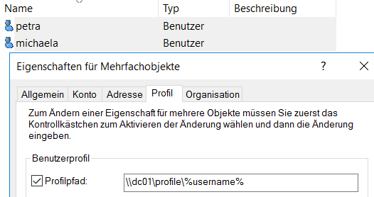 Active Directory: Servergespeicherte Profile konfigurieren – SID-500.COM