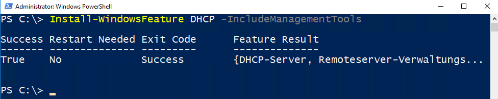 DHCP Server mit PowerShell installieren – SID-500.COM