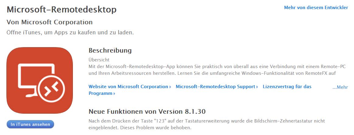 Remote Desktop Verbindungen mit iPhone und Android herstellen – SID-500.COM