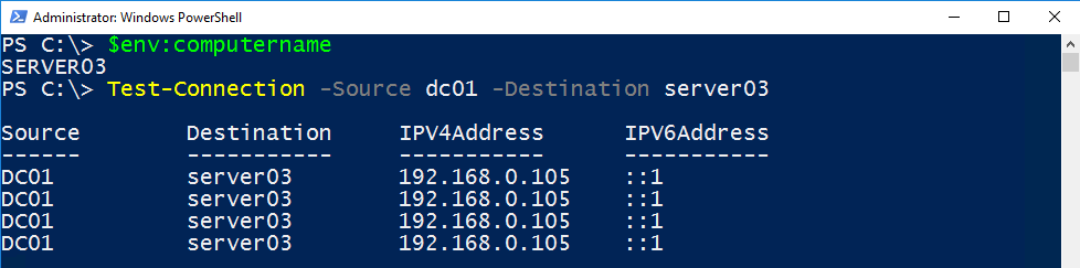 The modern version of ping: Test-Connection – SID-500.COM