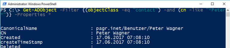 PowerShell: Finding Active Directory Contacts – SID-500.COM
