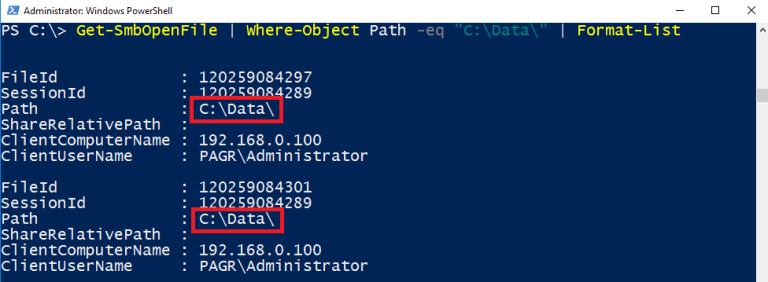 PowerShell: Find and close open files (SMB Share) – SID-500.COM