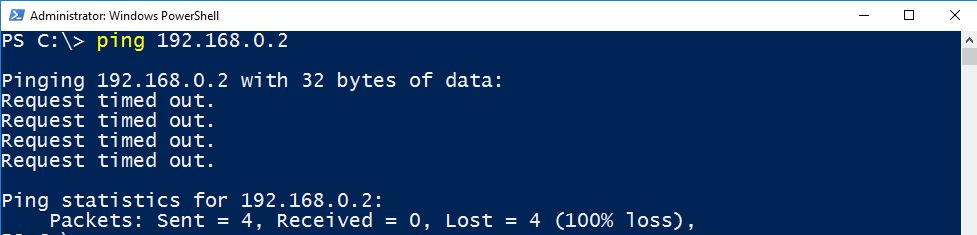 Ping: Request timed out vs. Destination Host unreachable – SID-500.COM