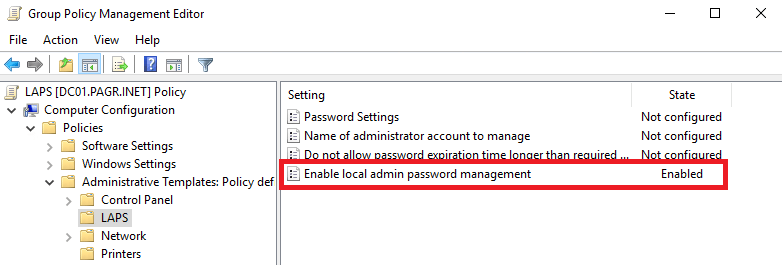 Active Directory: Installing and Configuring Local Administrator ...