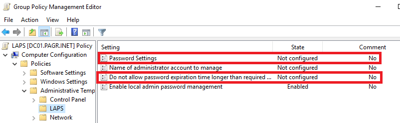 Active Directory: Installing and Configuring Local Administrator Password Solution (LAPS) – SID ...