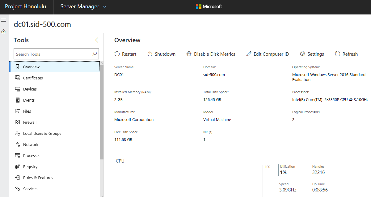 New Windows Server Remote-Management: Exploring Project “Honolulu ...