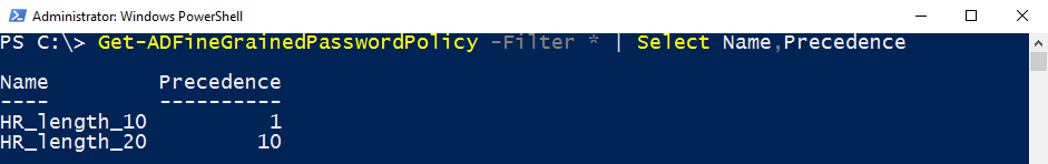 PowerShell: Configuring Fine Grained Password Policies (PSO) – SID-500.COM