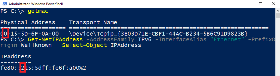 IPv6: How Windows generates Link-Local Addresses (EUI-64) – SID-500.COM