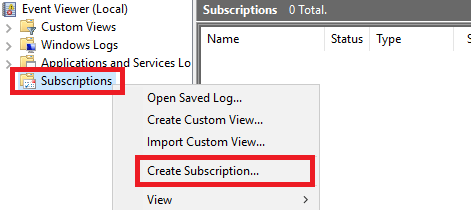 Active Directory: Configuring Event Log Subscriptions (Forwarding) – SID-500.COM