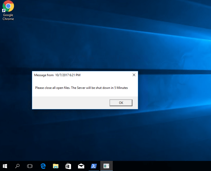 Active Directory: Send Messages to all currently logged on Users (msg.exe) – SID-500.COM