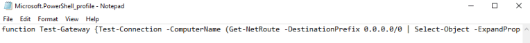 PowerShell Function: Testing the Default Gateway with Test-Gateway ...