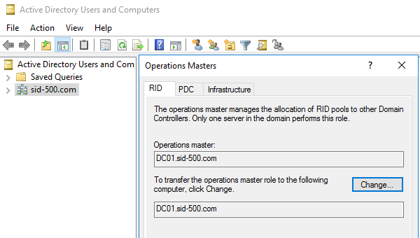 Active Directory Flexible Single-Master (FSMO) in Action – SID-500.COM