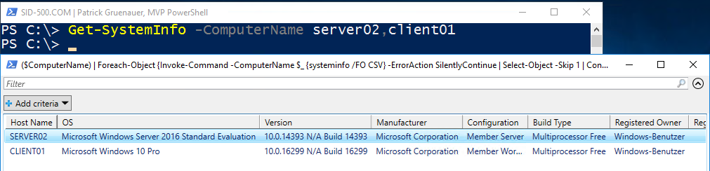Get-SystemInfo: Listing System Configuration of all Computers ...