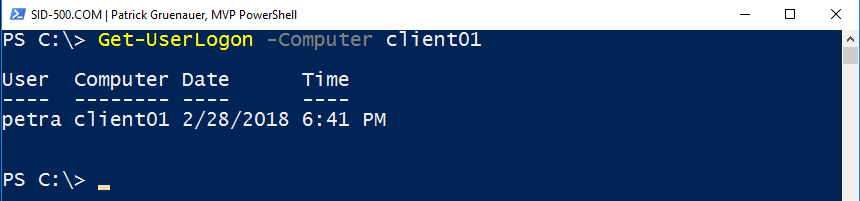 PowerShell: Get all logged on Users per Computer/OU/Domain (Get ...