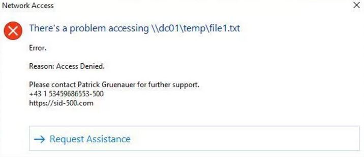 Windows Server 2012/2016: Changing the Access Denied Error Message and ...