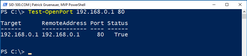 PowerShell: Test open TCP Ports with Test-OpenPort (multiple hosts ...