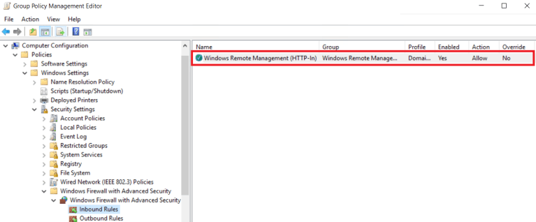 Group Policies: Enabling WinRM for Windows Client Operating Systems ...