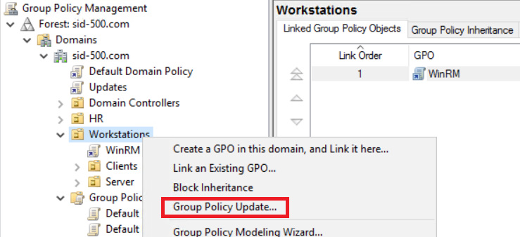 Group Policies: Enabling WinRM for Windows Client Operating Systems ...