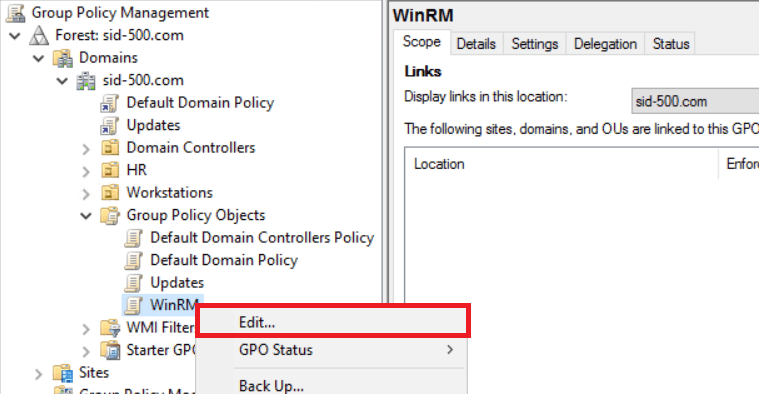 Group Policies: Enabling WinRM for Windows Client Operating Systems ...