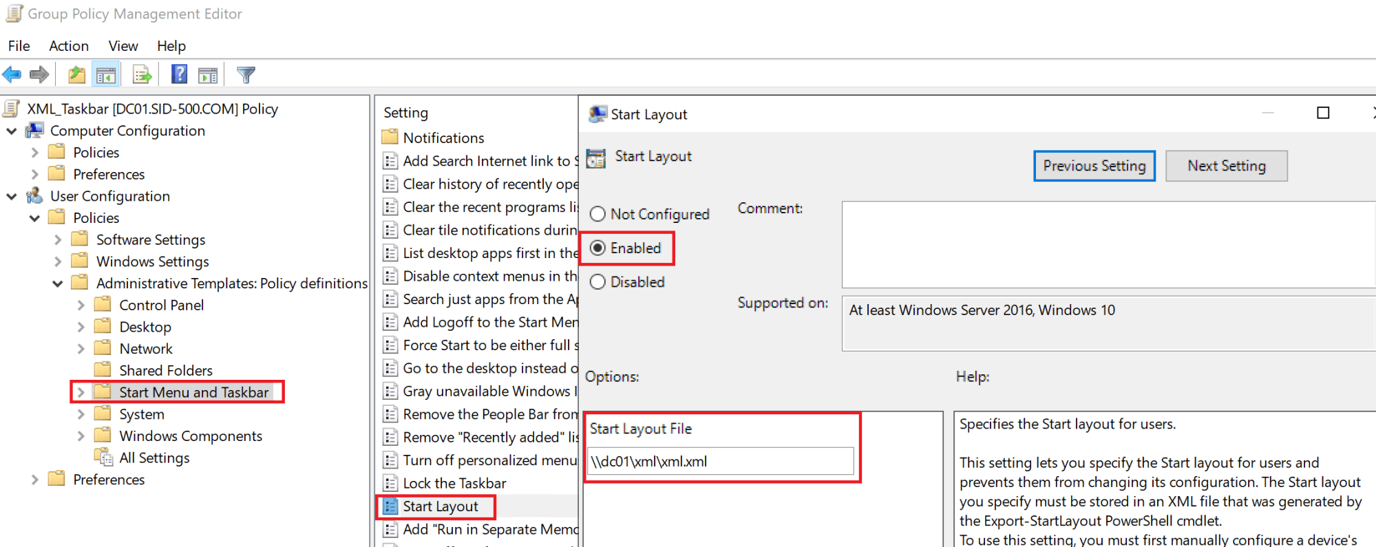 Active Directory: Customizing the Windows 10 Taskbar and Start Menu ...