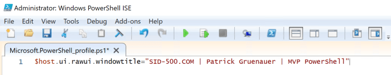 PowerShell: Customizing the Title Bar of your PowerShell Console Window ...
