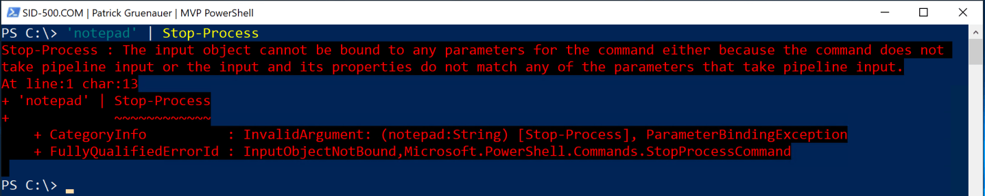 Understanding PowerShell Pipeline Parameter Binding – SID-500.COM