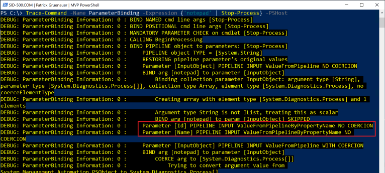 Understanding PowerShell Pipeline Parameter Binding – SID-500.COM