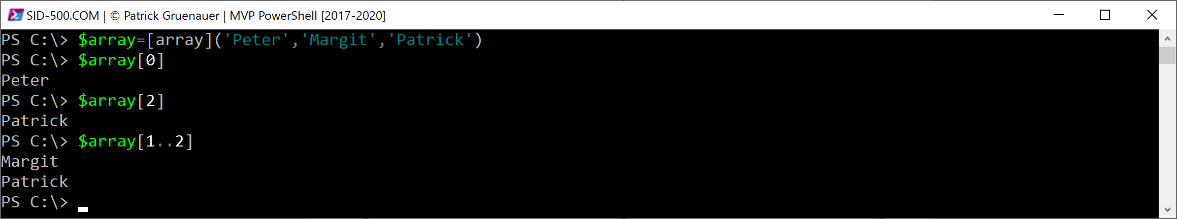 PowerShell: Understanding Parentheses, Braces and Square Brackets – SID ...