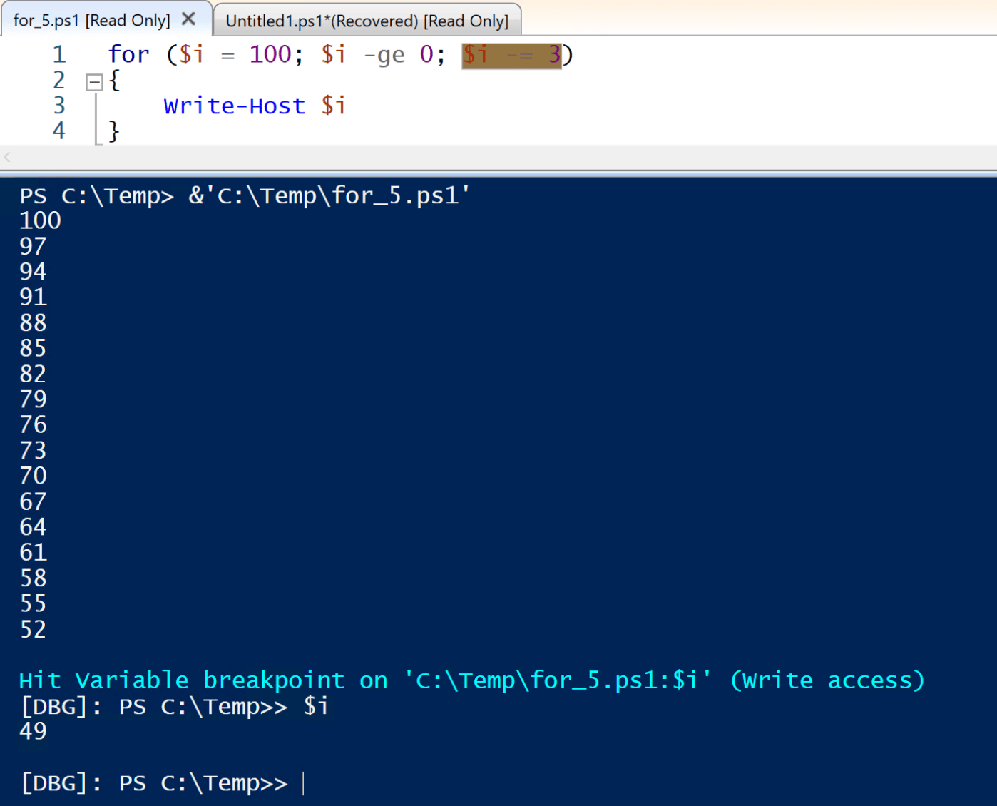 Troubleshooting PowerShell Scripts with Set-PSBreakPoint – SID-500.COM
