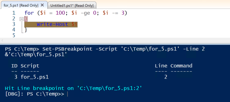 Troubleshooting PowerShell Scripts with Set-PSBreakPoint – SID-500.COM