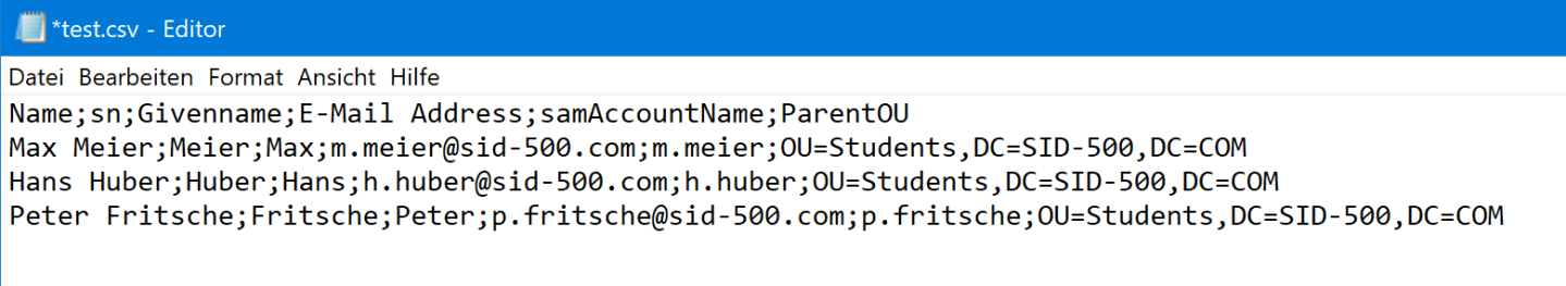 PowerShell: Import Active Directory Users from CSV – SID-500.COM