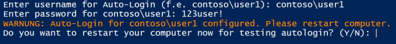 Windows 10: Configure Auto-Logon with PowerShell Automation – SID-500.COM