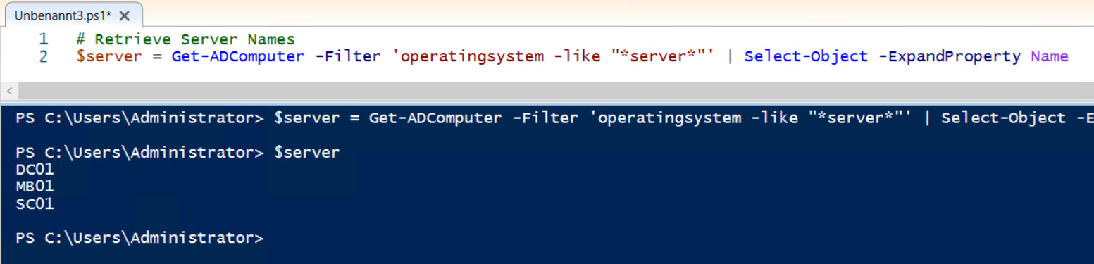 Active Directory: List all Network Shares from all Windows Servers ...