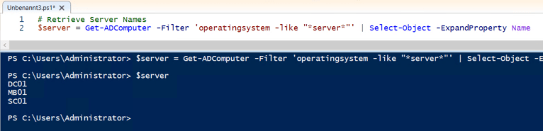 Active Directory: List all Network Shares from all Windows Servers ...