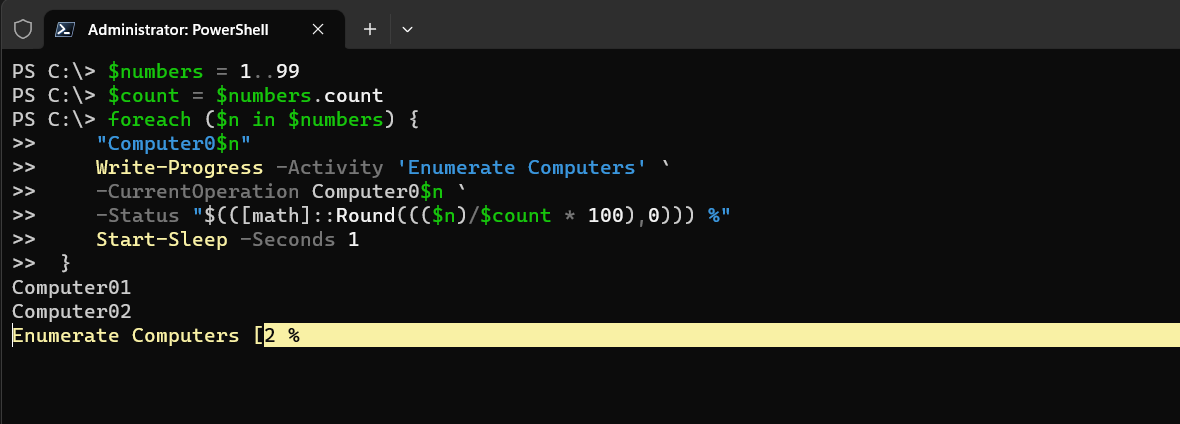 PowerShell 7: Changing the Style of the Progress Bar with $PSStyle ...